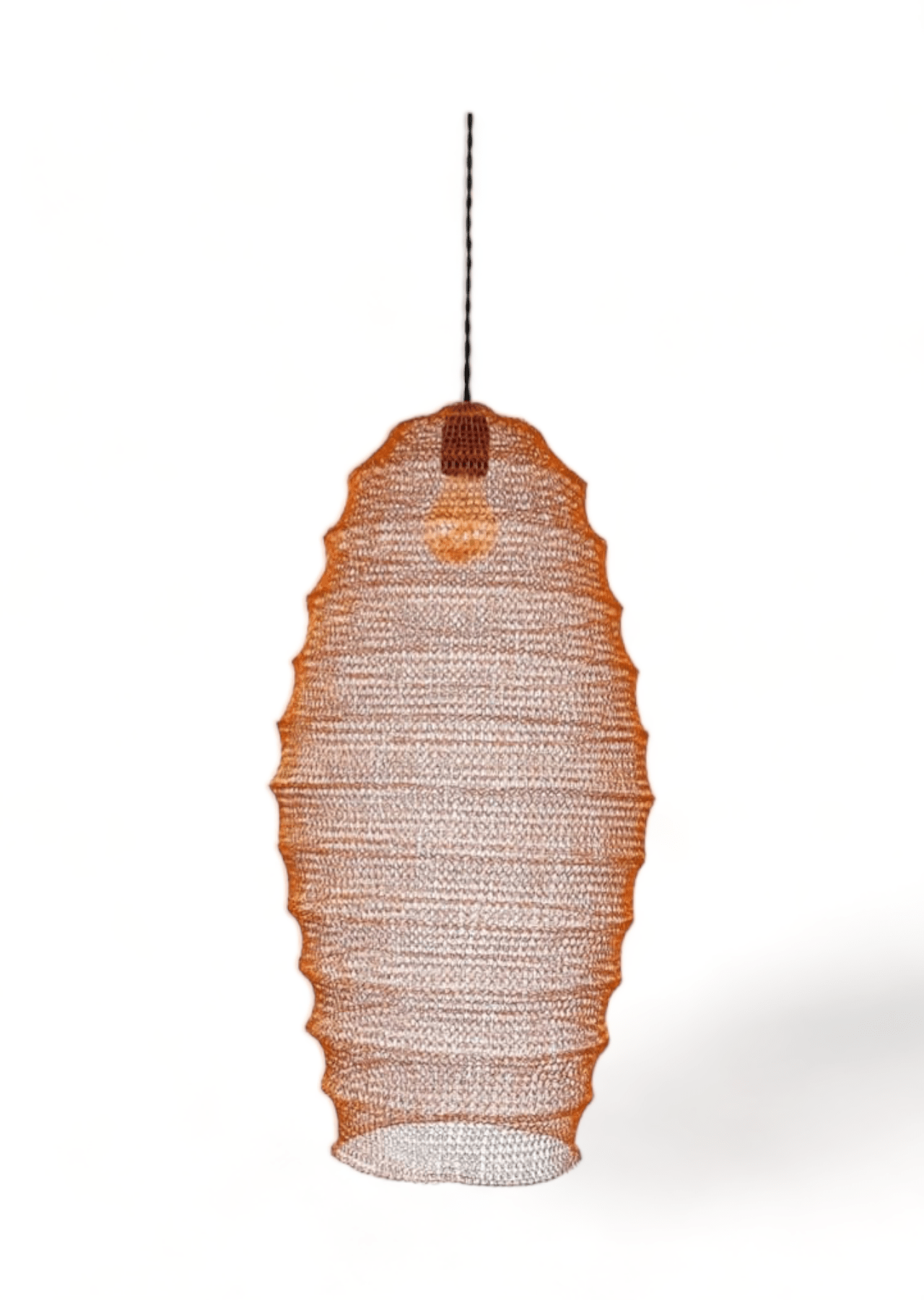 Elevate your space with handcrafted Wire Mesh Pendant Lighting ...